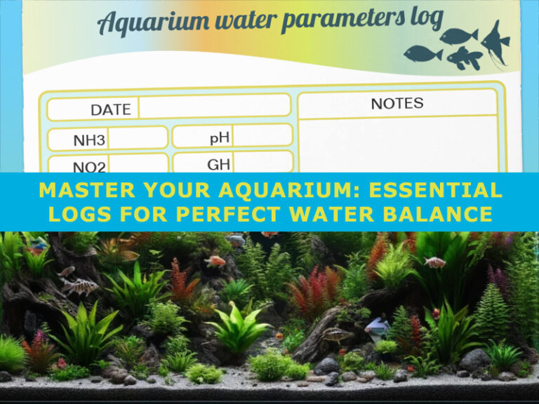 Master Your Aquarium: Essential Logs for Perfect Water Balance ...